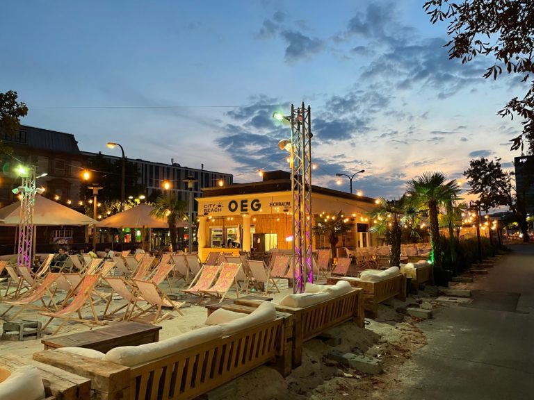 Kurzurlaub am Neckar – OEG Citybeach Mannheim Kurzurlaub am Neckar – OEG Citybeach Mannheim